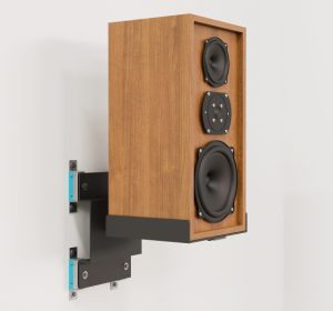 Wall Speaker isolation brackets | Custom Audio Designs